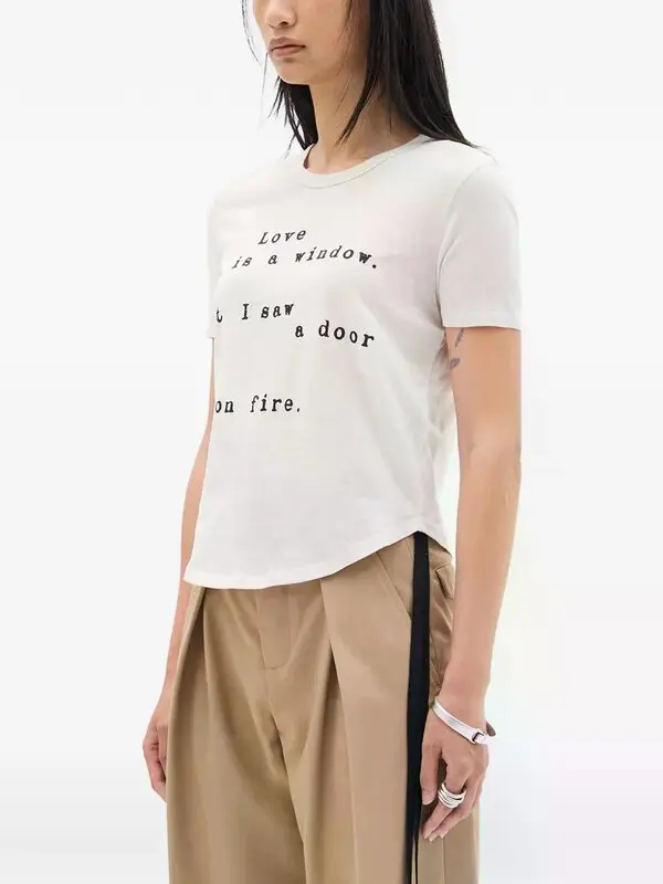 ANN DEMEULEMEESTER Floor Micro T-shirt