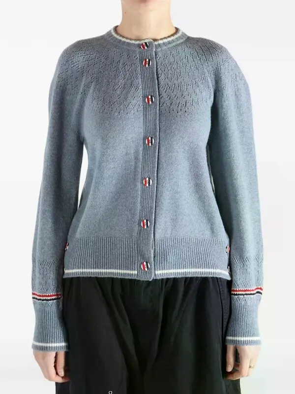 Thom Browne Openwork Buttoned Cardigan