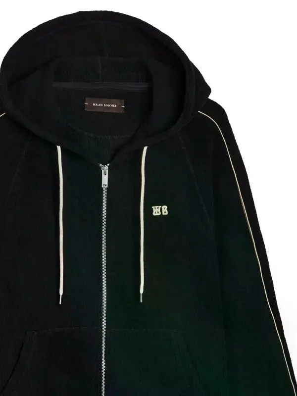 WALES BONNER Prince Zip-up Hoodie