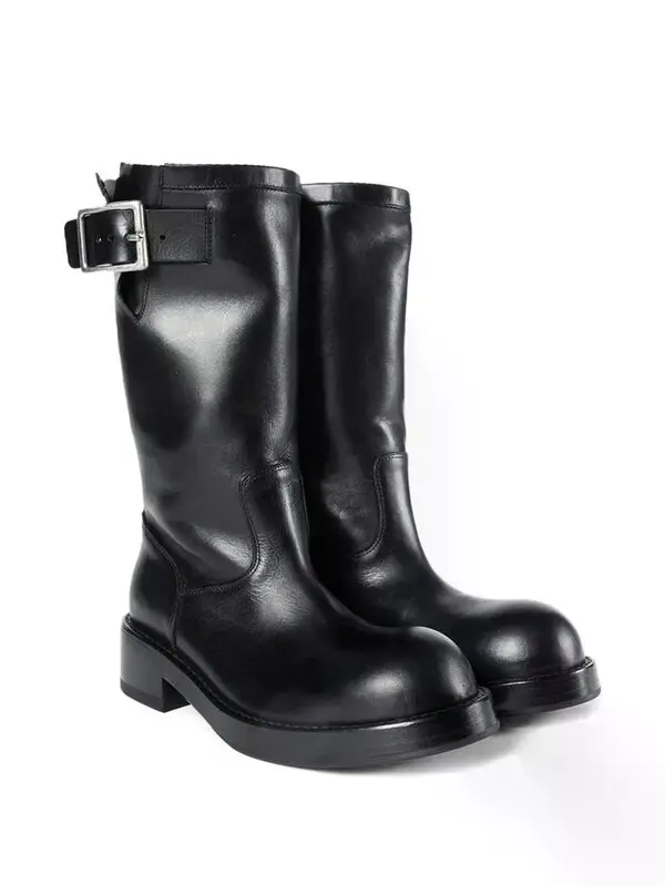 ANN DEMEULEMEESTER Neldor Buckle Boots