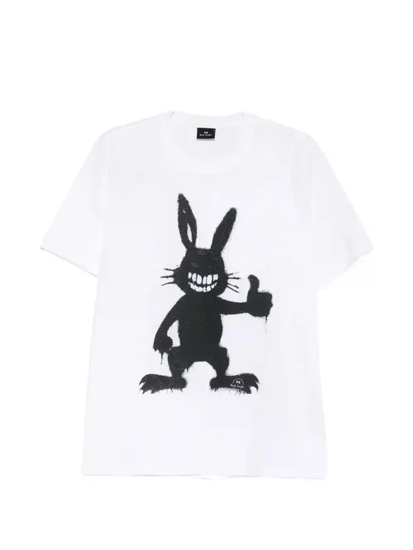 Paul Smith Smile Rabbit T-shirt - White