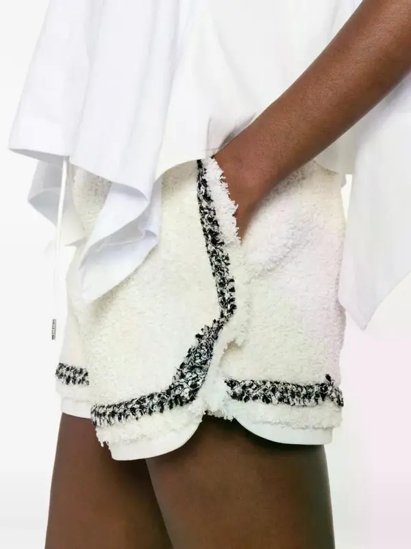 Sacai Drawstring Trim Shorts