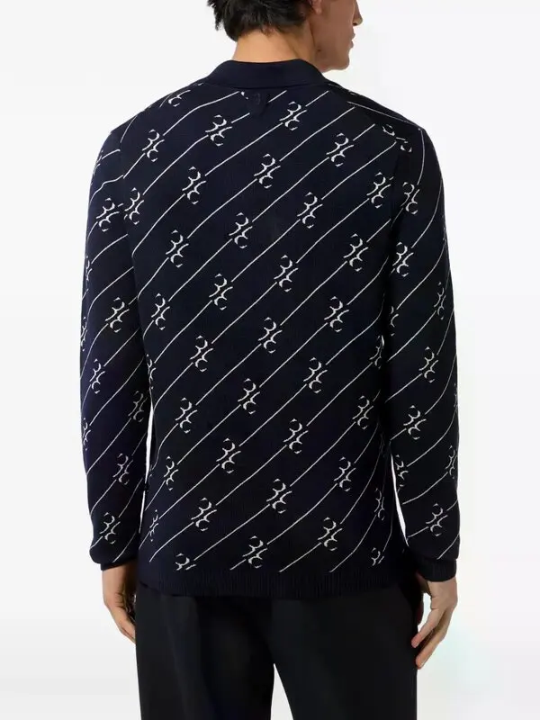 BILLIONAIRE Long-sleeve Buttoned Polo Shirt