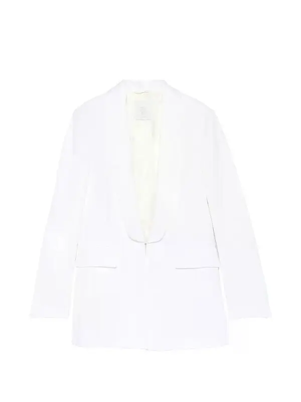 Eleventy Shawl-collar Blazer - White