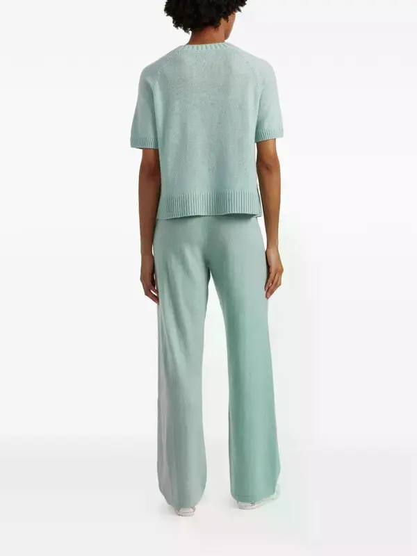 Chinti & Parker Button-up Short-sleeve Cardigan - Blue