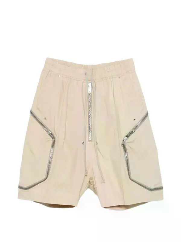 Rick Owens Zip Drawstring Shorts - Neutrals