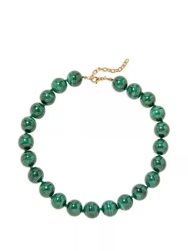 JENNIFER BEHR Louisa Beaded Necklace - Green