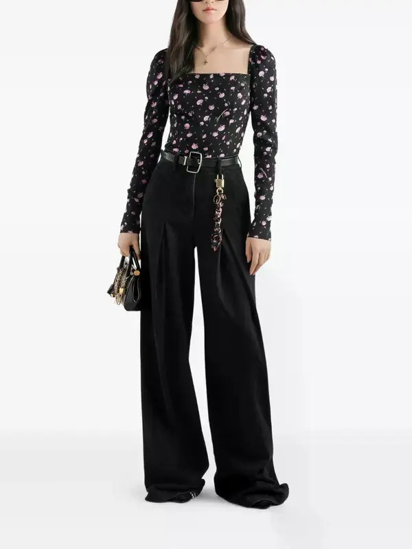 Dolce & Gabbana Floral Blouse - Black