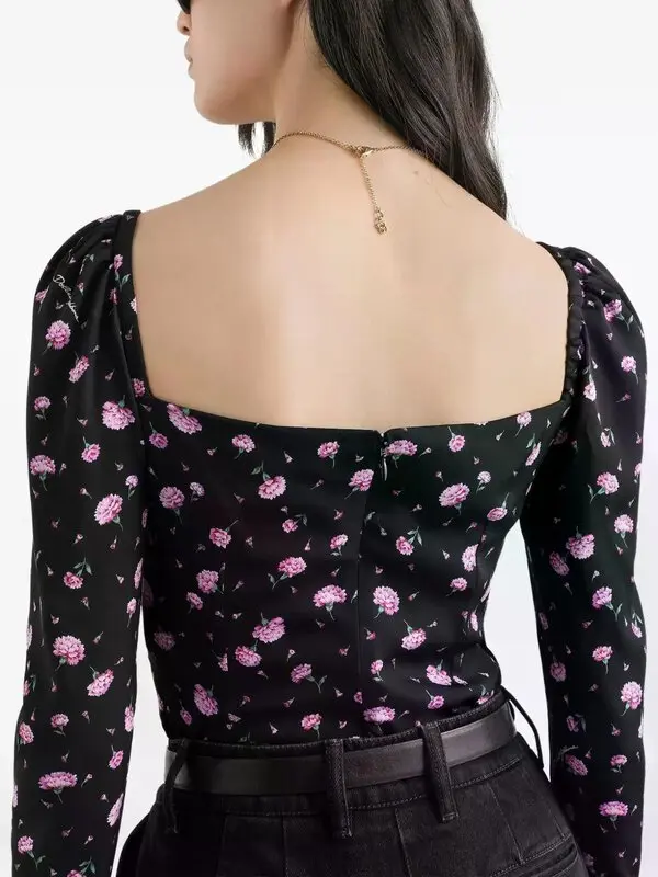 Dolce & Gabbana Floral Blouse - Black