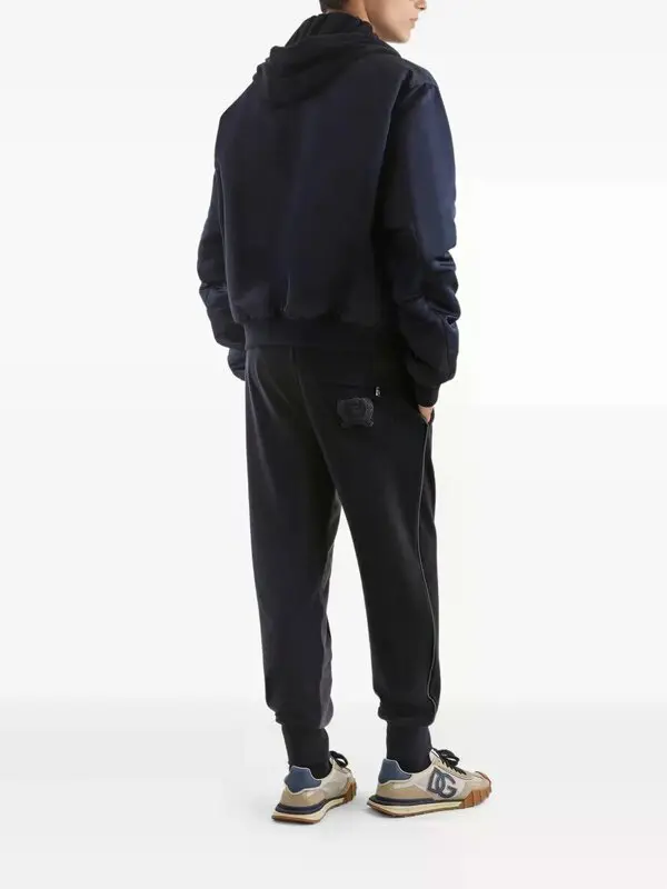 Dolce & Gabbana Hooded Embroidered Bomber Jacket