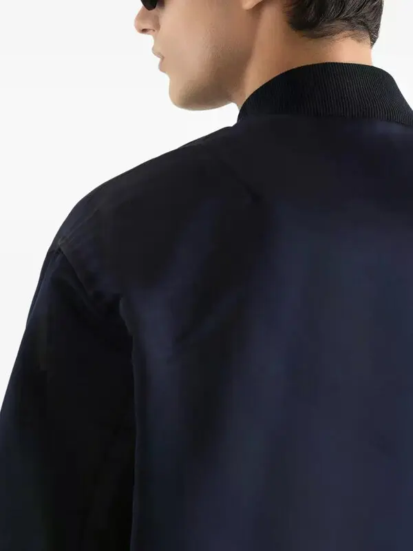 Dolce & Gabbana Hooded Embroidered Bomber Jacket