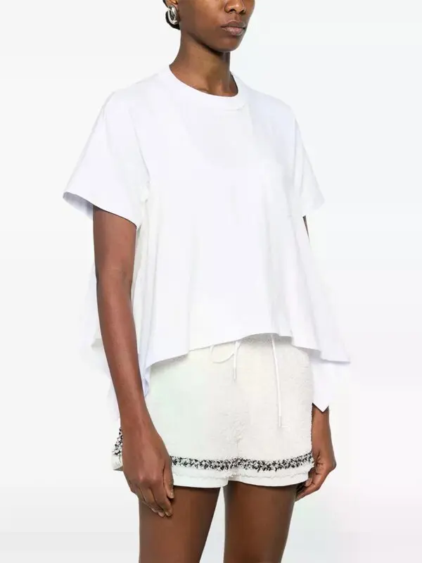 Sacai Pocket Layered T-shirt - White
