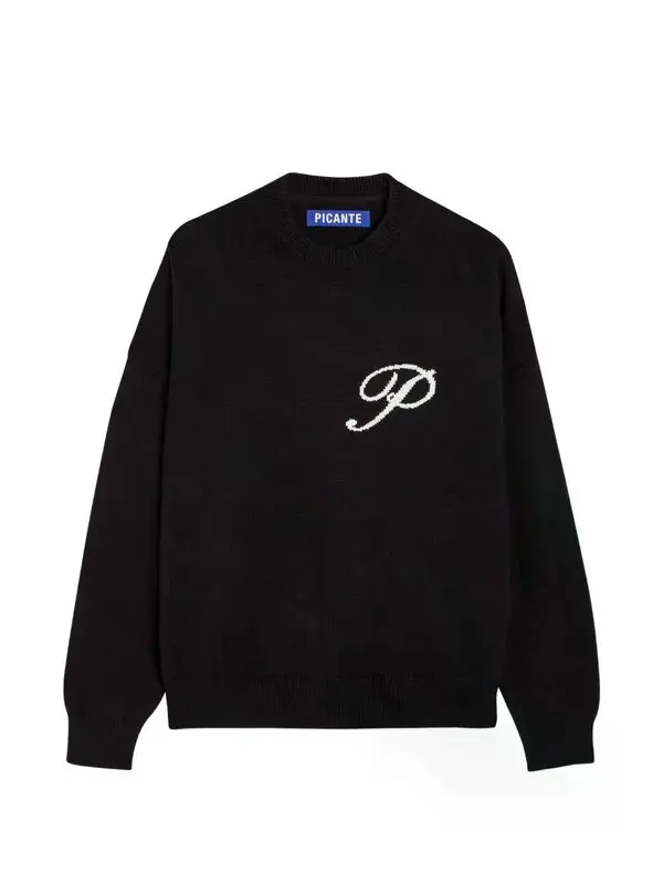 PICANTE Logo-intarsia Sweater