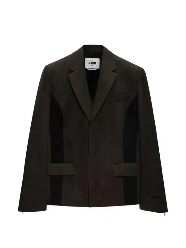MSGM Long-sleeve Panelled Jacket