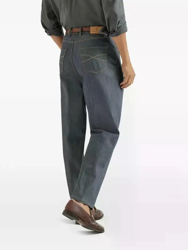Brunello Cucinelli Pleated Five-pocket Trousers - Grey