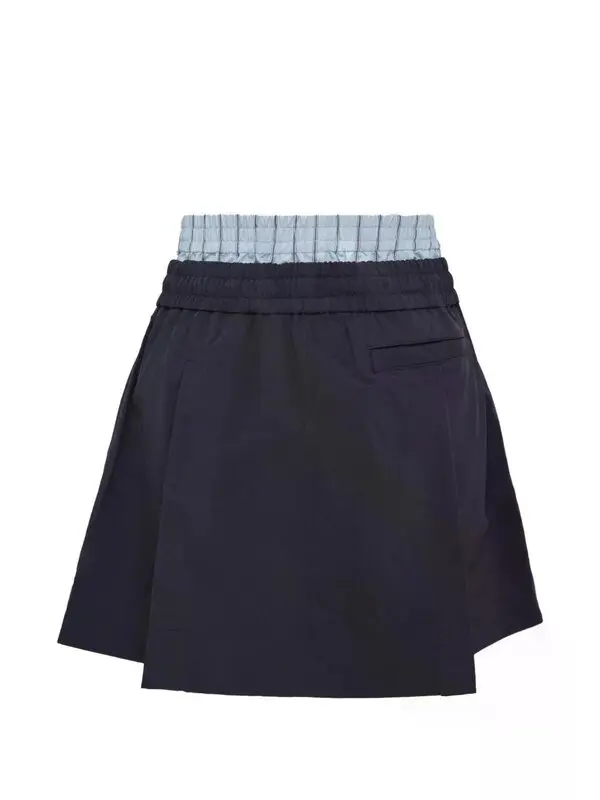 3.1 Phillip Lim Double-waistband Mini Skirt - Blue