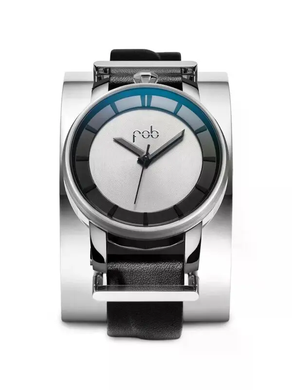 FOB PARIS R360 Glass Cuff 36mm Watch - Silver