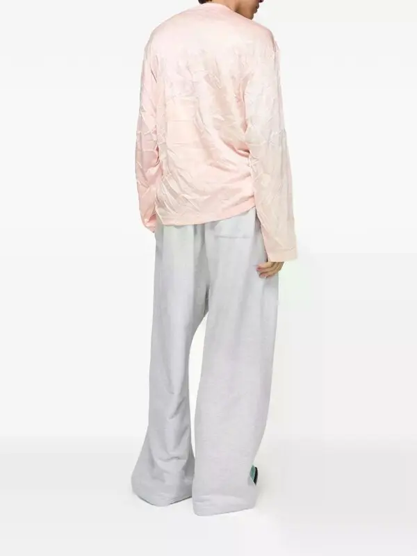 Acne Studios Long-sleeved T-shirt With Crinkled Effect