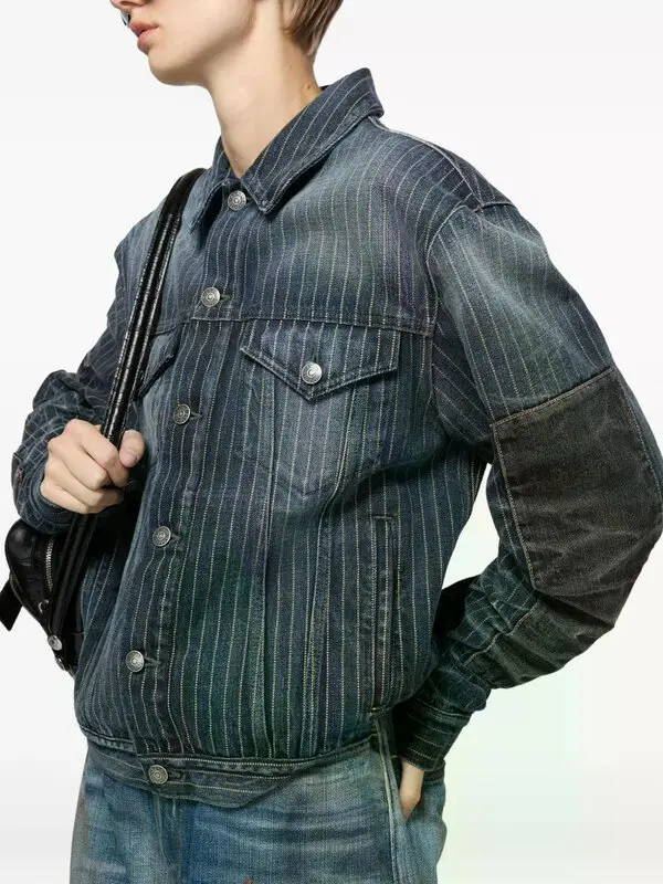 Acne Studios Patchwork Denim Jacket