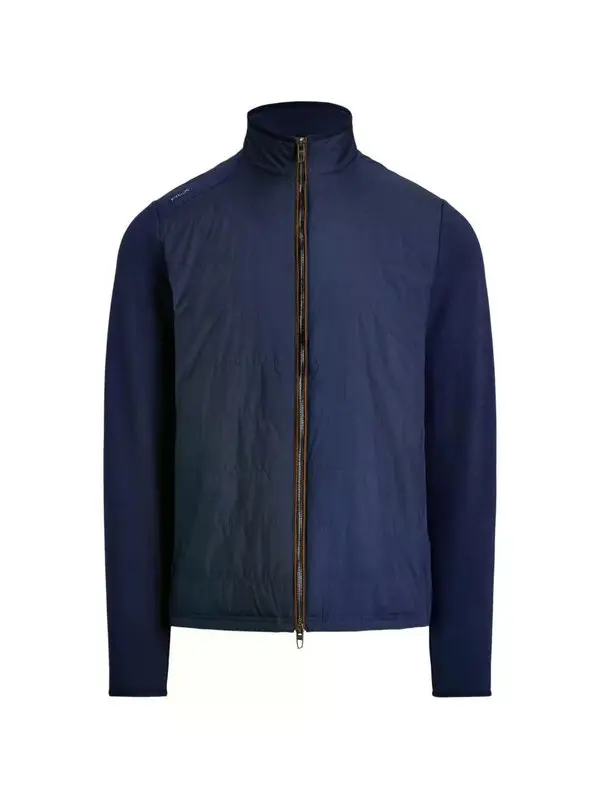 Rlx Ralph Lauren Woven-panel Zip-up Jacket
