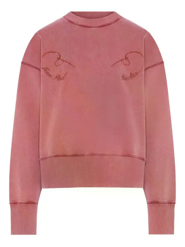 JEAN PAUL GAULTIER Embroidered Sweatshirt - Red
