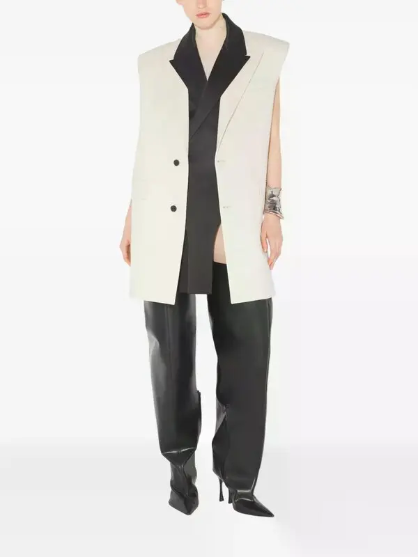 JEAN PAUL GAULTIER Two-tone Sleeveless Vest