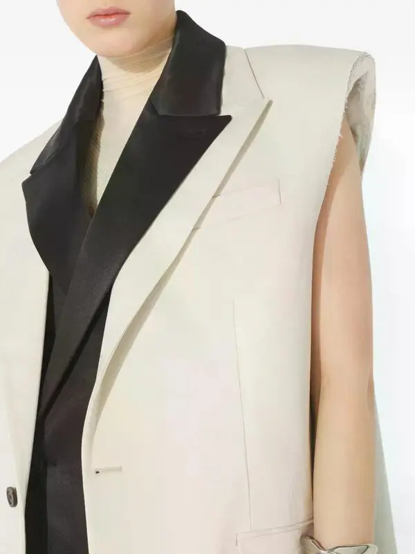 JEAN PAUL GAULTIER Two-tone Sleeveless Vest