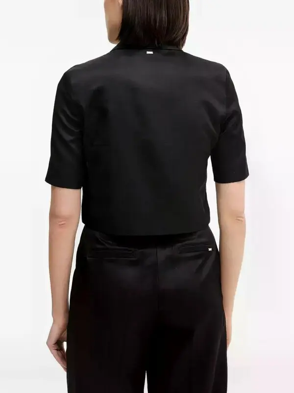 GAUDI Double-breasted Cropped Blazer