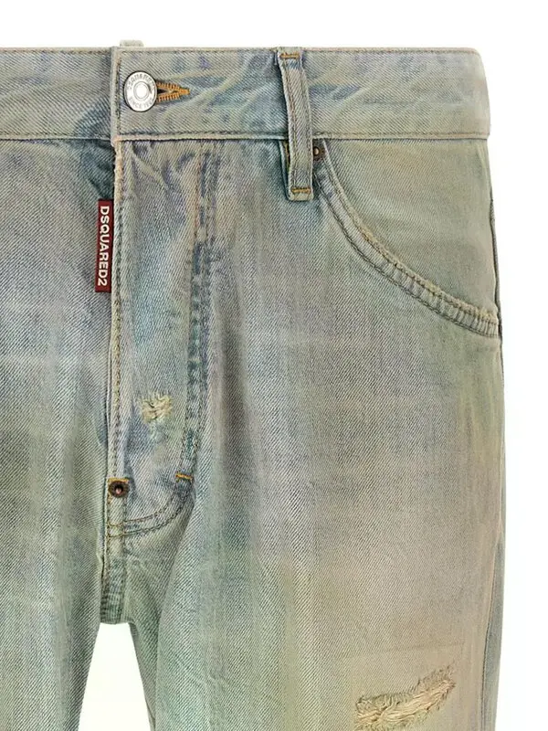 Dsquared2 Ripped Stonewashed Jeans