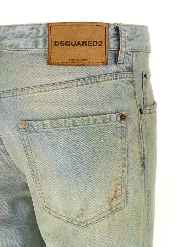 Dsquared2 Ripped Stonewashed Jeans