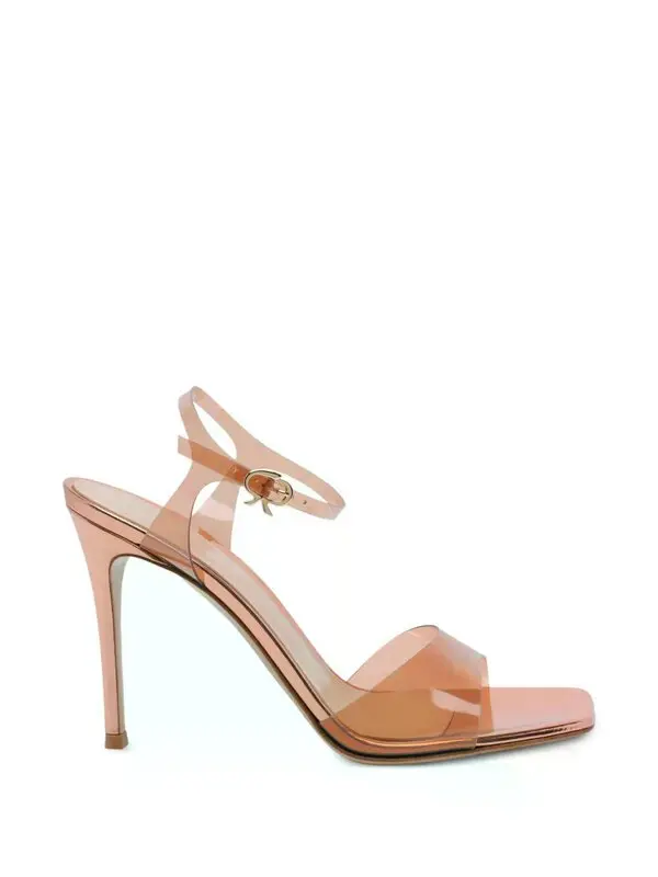 GIANVITO ROSSI Square Toe Buckle Sandals