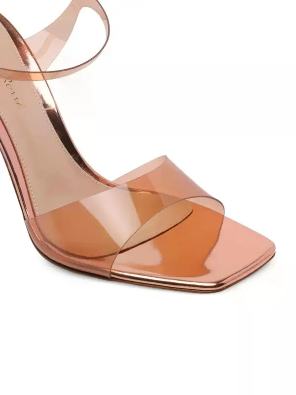 GIANVITO ROSSI Square Toe Buckle Sandals