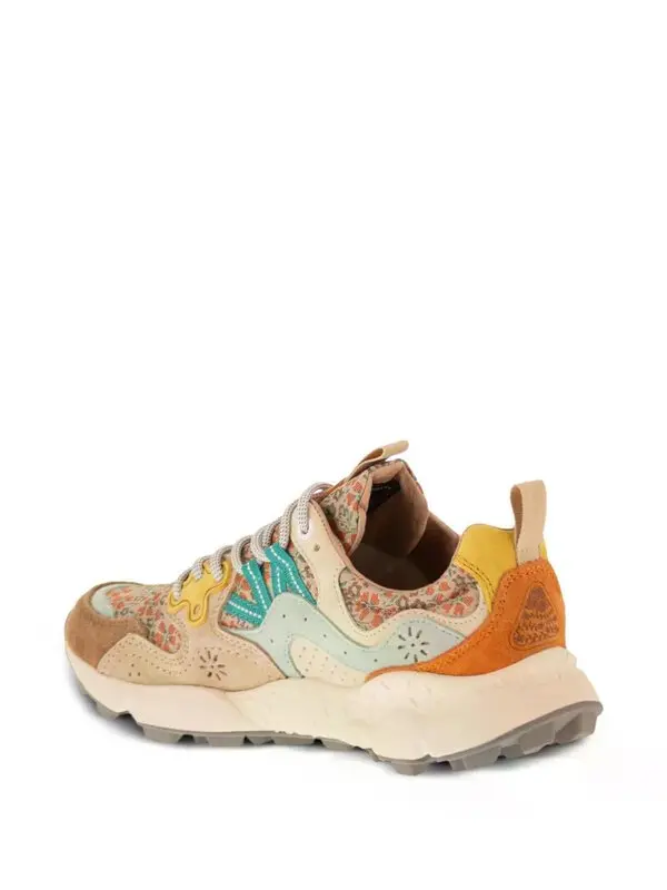 FLOWER MOUNTAIN Yamano 3 Suede Sneakers - Neutrals