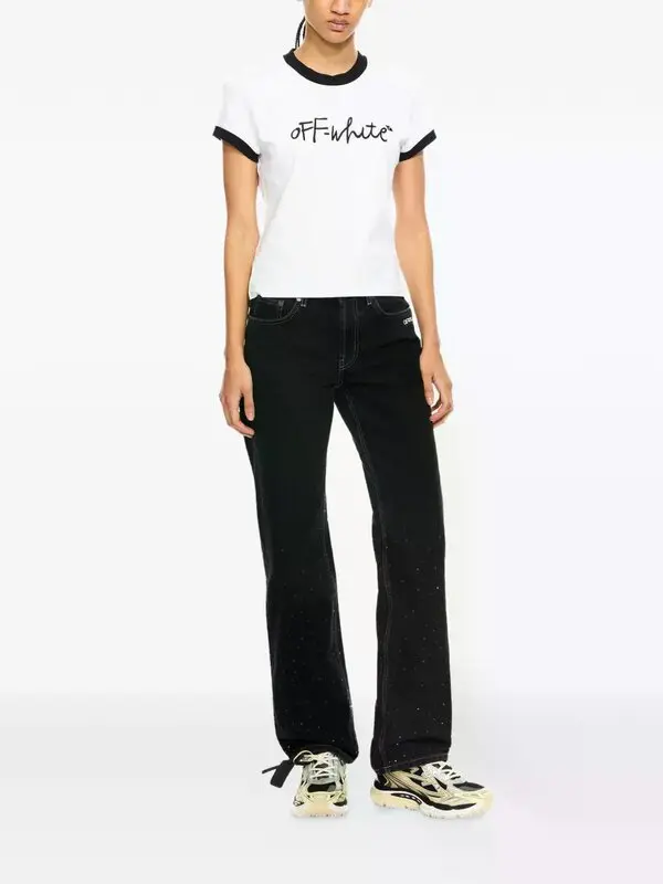 Off-White Crystal-embellished Jeans