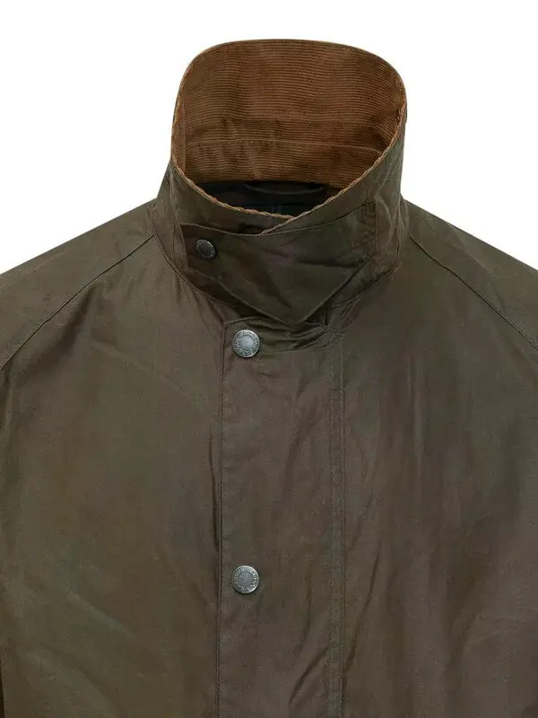 Barbour Waxed Corduroy Collar Button Jacket
