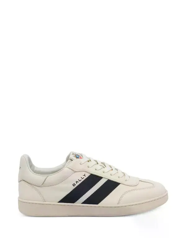 Bally Leather Lace-up Sneakers - Neutrals