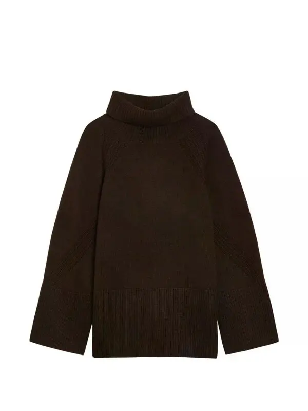 JOSEPH Lotus Cashmere Sweater - Brown