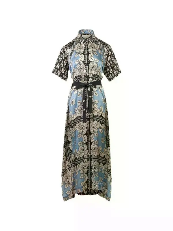 Biyan Printed Shirt Dress
