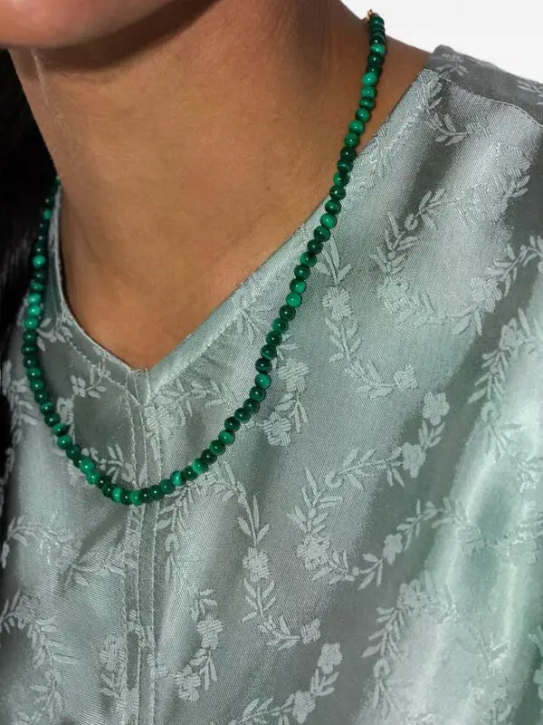 JENNIFER BEHR Ersa Beaded Necklace - Green