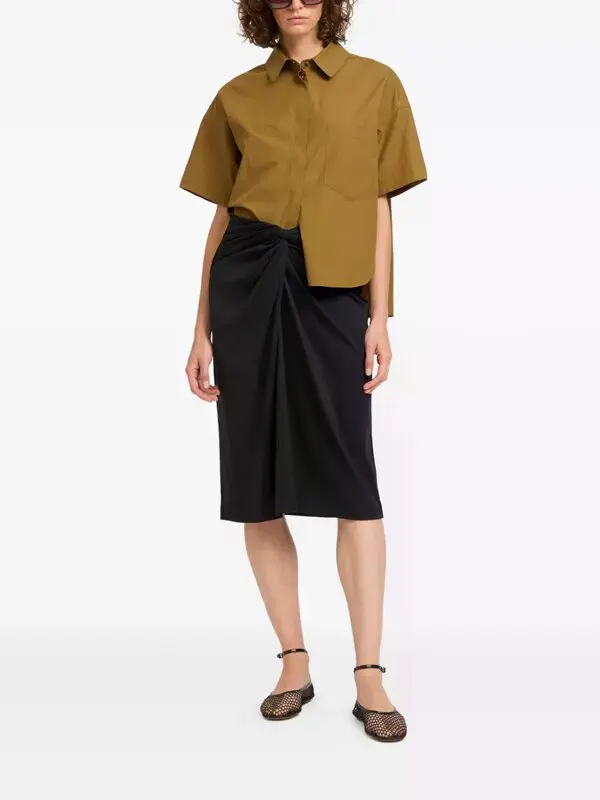 YVES SALOMON Draped Skirt