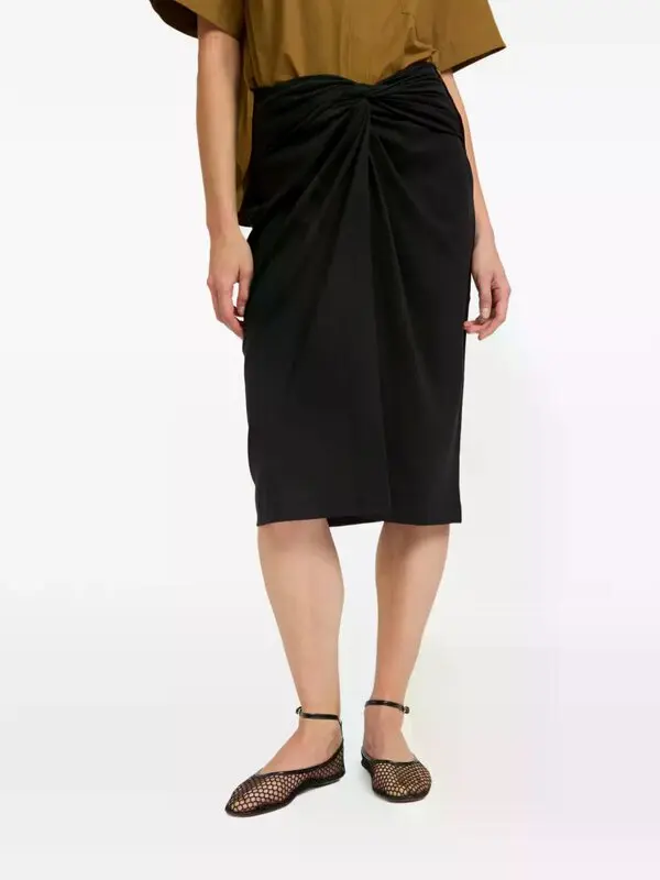 YVES SALOMON Draped Skirt