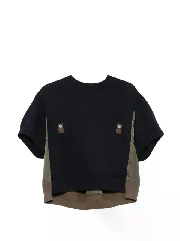 Sacai Appliqué Layered Sweatshirt