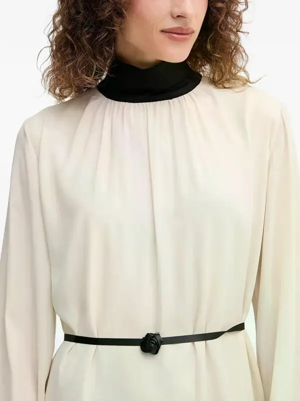 GAUDI Belted Midi Dress