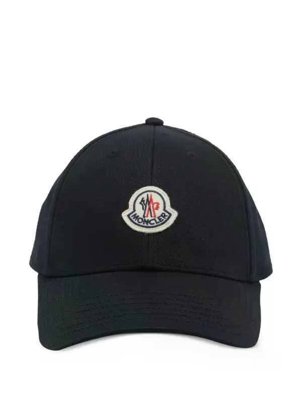 Moncler Logo-patch Baseball Cap - Black