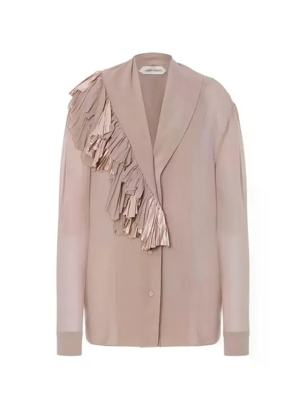 Alberta Ferretti Ruffle-detail Shirt