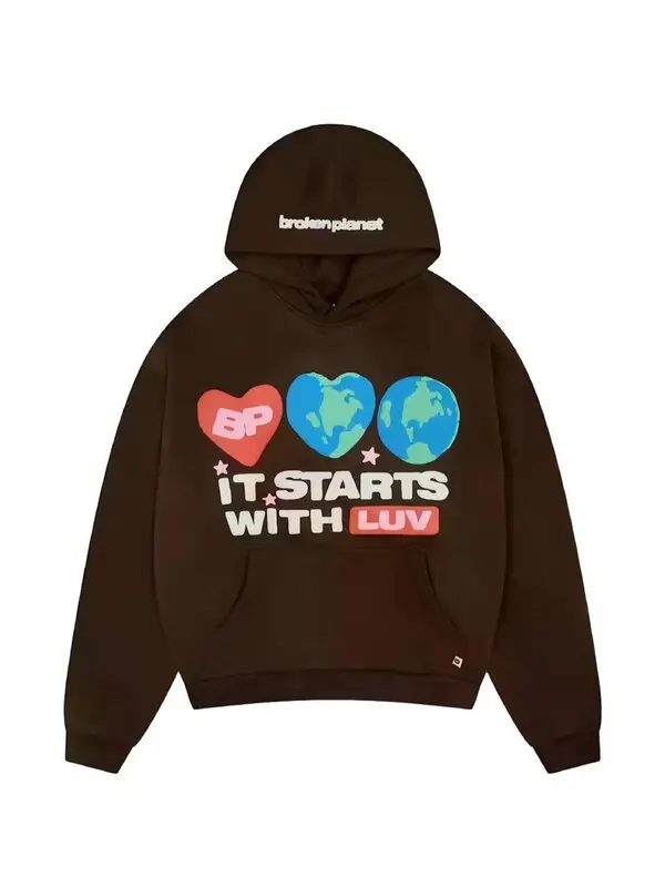 BROKEN PLANET Kangaroo-pocket Hoodie