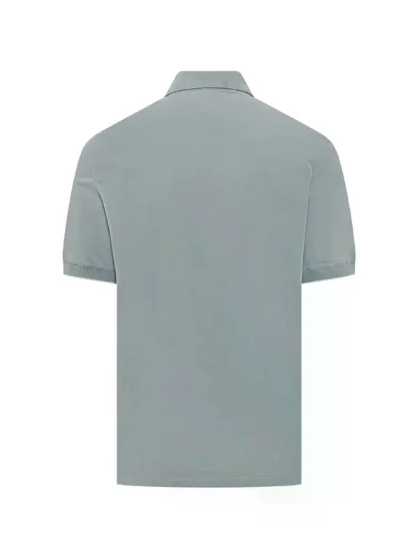 Brunello Cucinelli Ribbed Polo Shirt - Grey