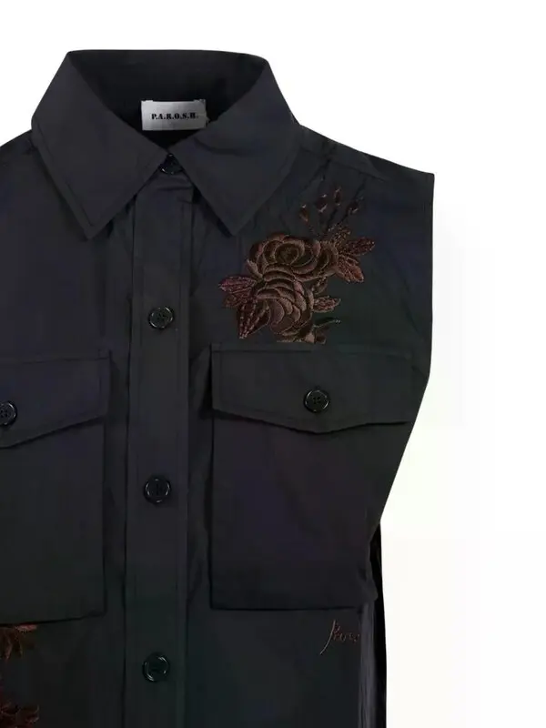 P.a.r.o.s.h Embroidered Pocket Shirt