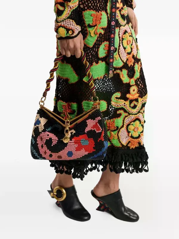 Etro Beaded Bag Handle - Brown