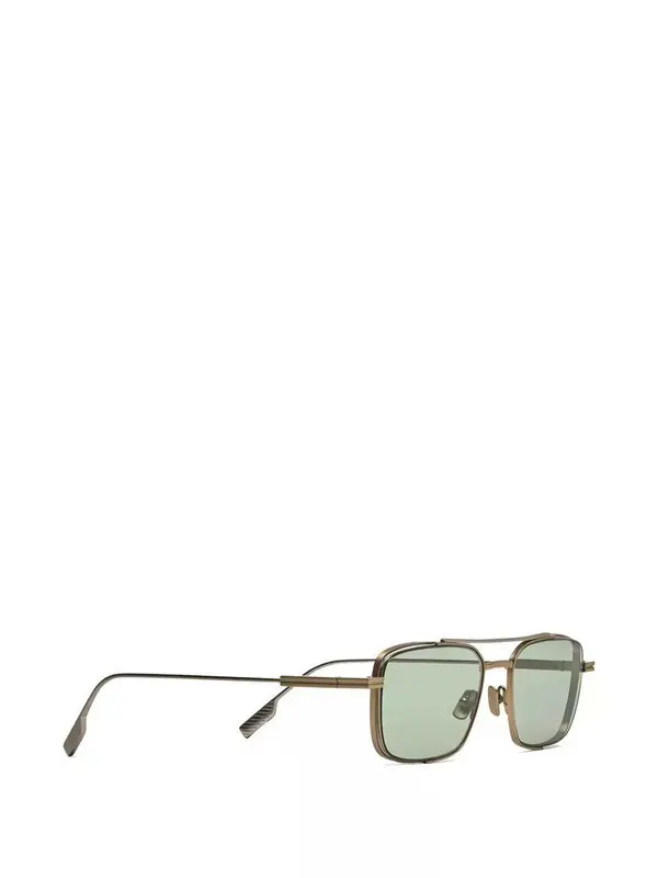 Zegna Rectangle-frame Sunglasses